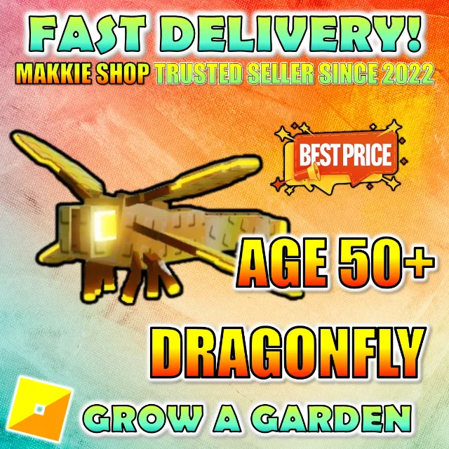 DRAGONFLY AGE 50 - Grow a Garden Game Item - Gameflip