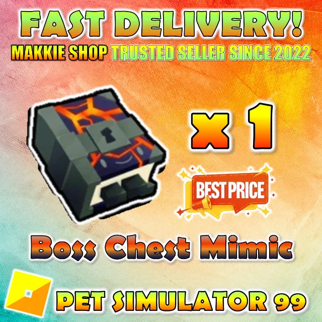 Boss Chest Mimic - Pet Simulator 99 Game Item - Gameflip
