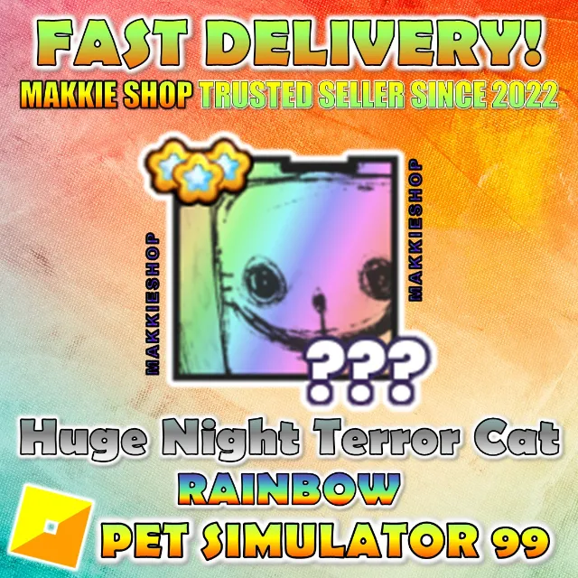 Huge Night Terror Cat - Roblox Game Items - Gameflip