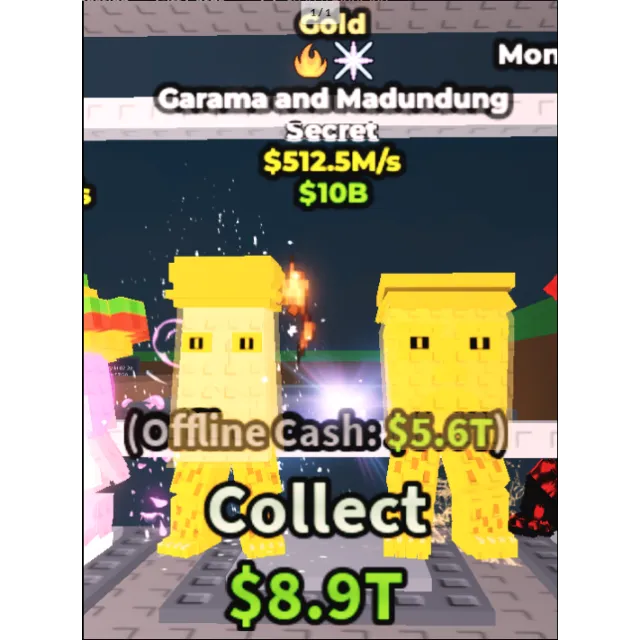 512.5M/s 🏆 GOLD Garama and Madundung ⚡ VERY FAST DELIVERY!! 🔥 | Steal a ...