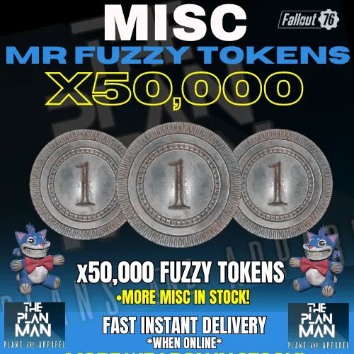 Mr Fuzzy Tokens - Fallout 76 Game Items - Gameflip