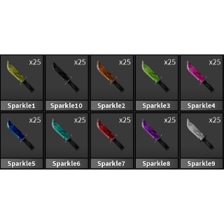 25x Sparkle Set MM2 - Game Items - Gameflip