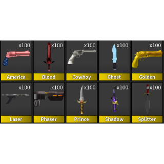 100x Vintage Set MM2 - Game Items - Gameflip