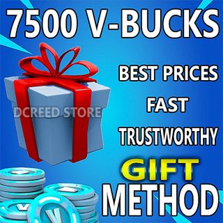 7500 VBUCKS | GIFT METHOD - Game Items - Gameflip