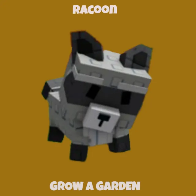 RACOON GROW A GARDEN - Game Item - Gameflip