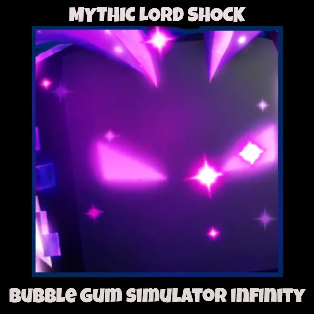 *mythic* lord shock bubble gum simulator infinity (bgsi) - Game Item ...