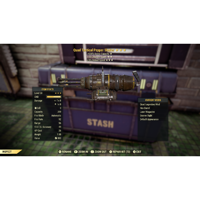 Q2515 Pepper Shaker - Fallout 76 Game Item - Gameflip