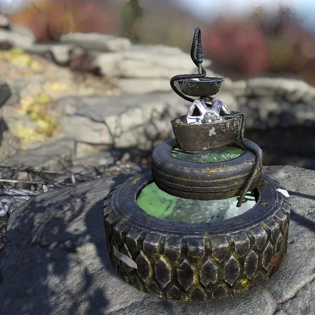 JUNKYARD FOUNTAIN (PC) - Fallout 76 Game Items - Gameflip