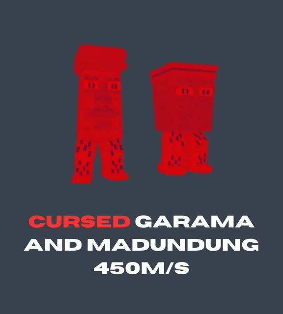 450M/S CURSED GARAMA AND MADUNDUNG - STEAL A BRAINROT - Spielgegenstand ...