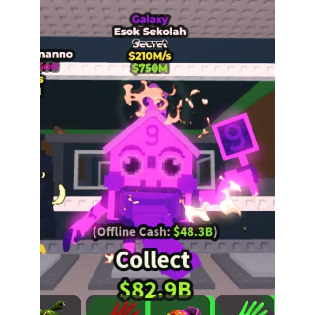 Esok Sekolah 210M/S - Steal a Brainrot Game Item - Gameflip