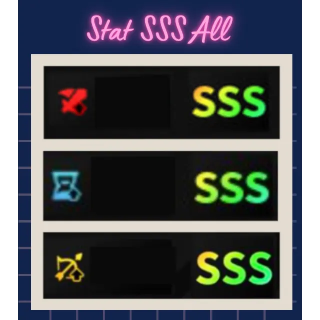 Stat SSS All |Anime Adventures - Game Items - Gameflip