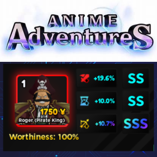 Roger GOOD STAT|ANIME ADVENTURES - Game Items - Gameflip