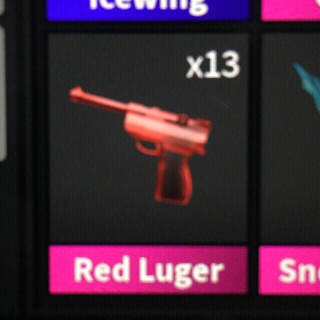 ROBLOX MM2 1x Red Luger - Other - Gameflip