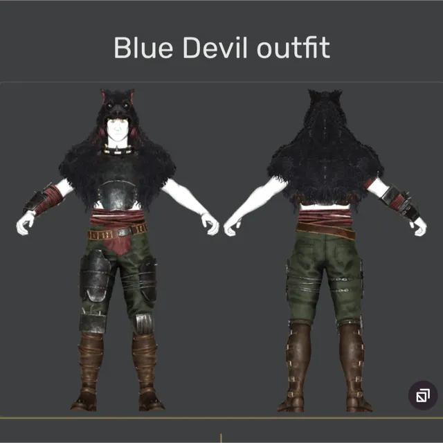 Blue Devil Outfit Plan - Fallout 76 Game Items - Gameflip