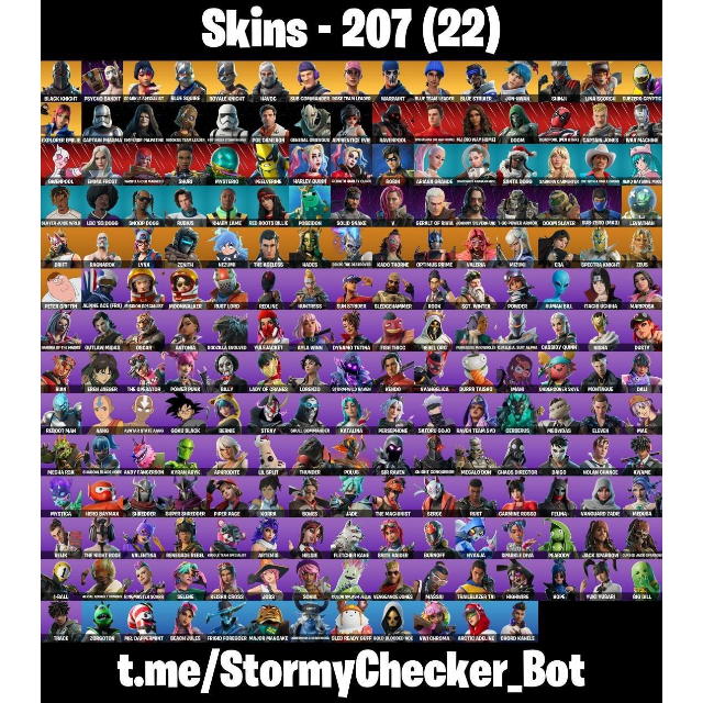 Fortnite game account 207 Skins|OG STW Limited Editon|Black Knight ...