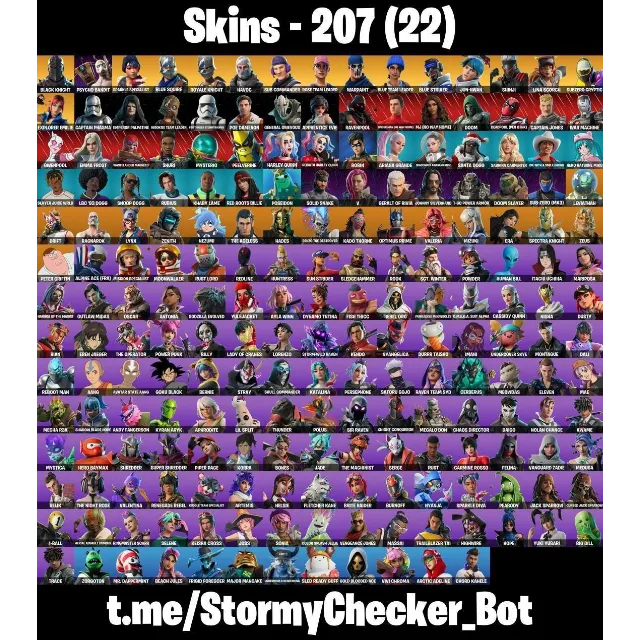 Fortnite account 207 Skins|OG STW Limited Editon|Black Knight|FRESH ...