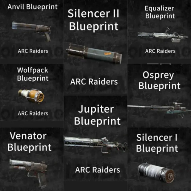 ARC Raiders-8× blueprint - ARC Raiders Game Item - Gameflip