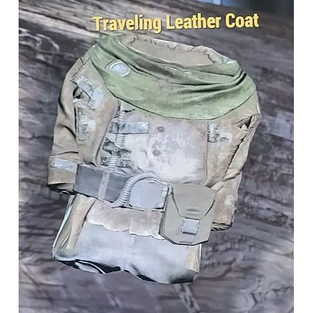 Apparel | Traveling Leather Coat - Fallout 76 Game Item - Gameflip