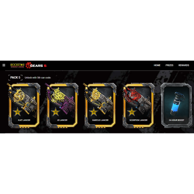 GEARS 5 ROCKSTAR EXCLUSIVE LANCER DLC PACK #5 - XBox One Games - Gameflip