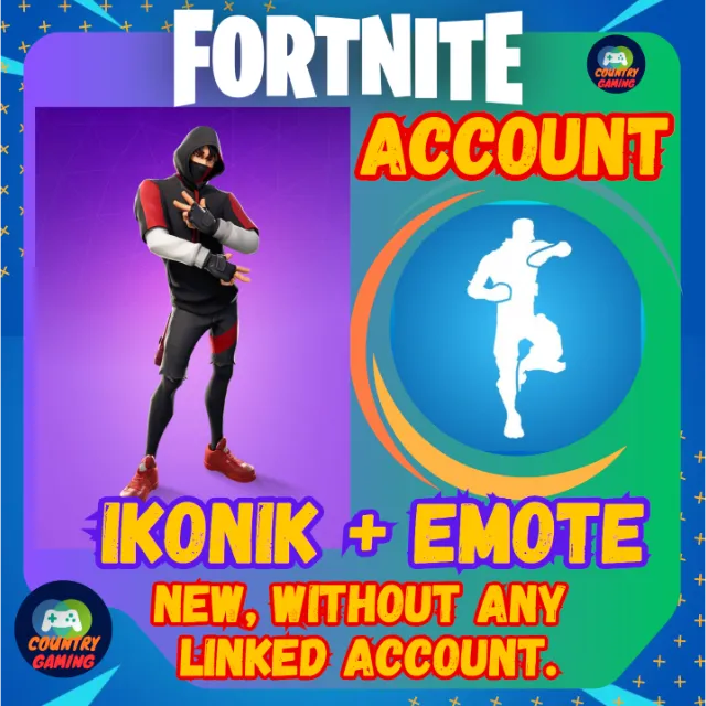 Fortnite IKONIK new Account - Epic Games Game Account - Gameflip