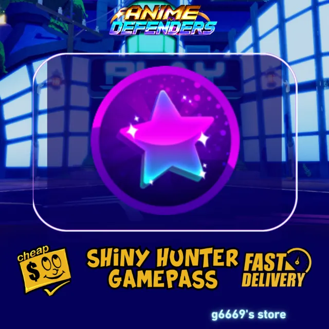 Shiny hunter Gamepass - Anime Defenders - Anime Defenders Game Item ...