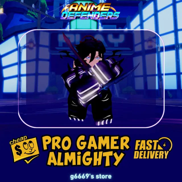 PRO GAMER ALMIGHTY - ANIME DEFENDERS - Anime Defenders Game Items ...