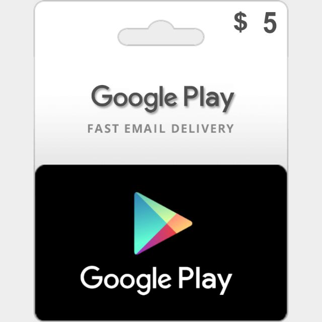 $5.00 Google Play Gift Card 5 USD (Instant Delivery) - Google Play Gift ...