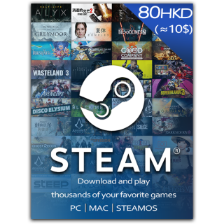 $10.00 Steam Gift Card GLOBAL (Instant Delivery) - Steam Gift Cards ...