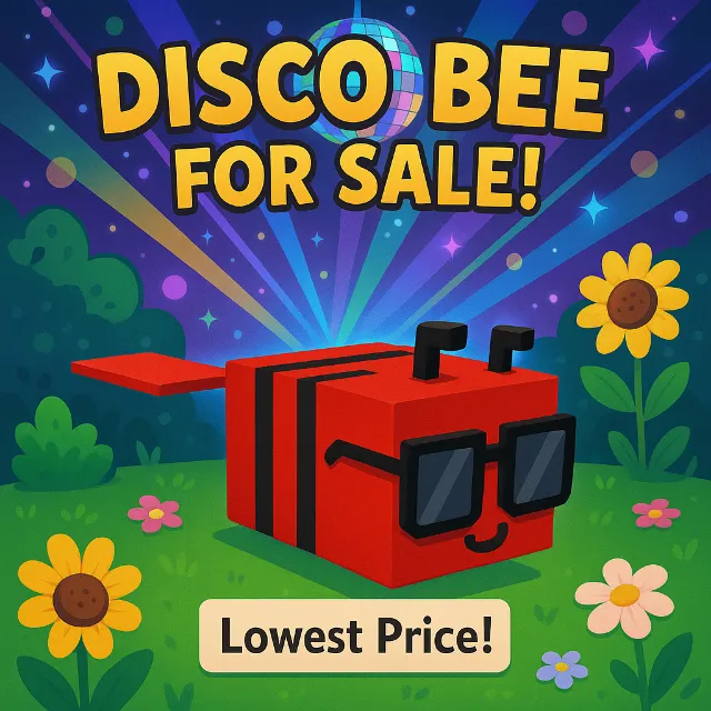 Disco Bee Grow a Garden - Game Item - Gameflip