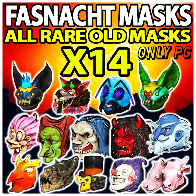 FASNACHT MASKS - Fallout 76 Game Item - Gameflip