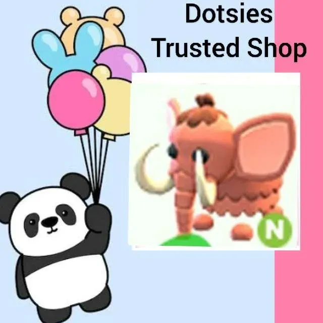 Pet | N Woolly Mammoth - Adopt Me Game Item - Gameflip