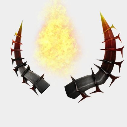 Limited | Fiery Horns - In-Game Items - Gameflip