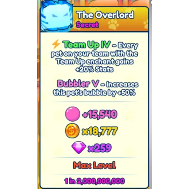 SHINY THE OVERLORD BGSI - Other Game Item - Gameflip