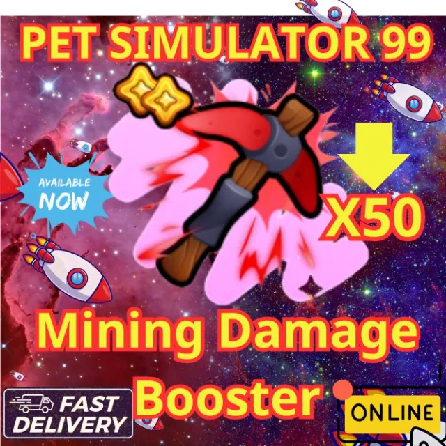 Mining Damage Booster x50 - Other Game Item - Gameflip