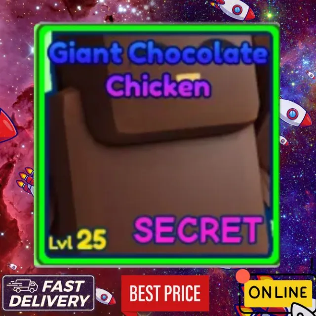 GIANT CHOCOLATE CHICKEN SECRET - Other Game Item - Gameflip