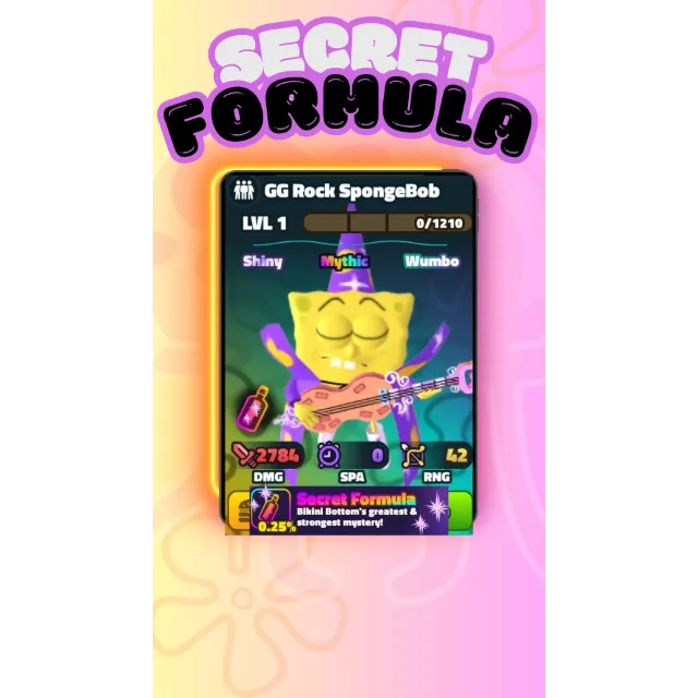 GG Rock Spongebob | SW | SF - Other Game Item - Gameflip