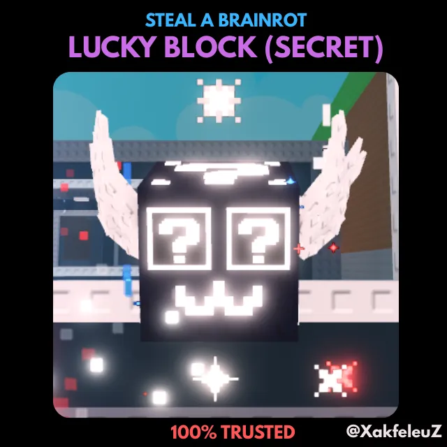 LUCKY BLOCK (SECRET) | STEAL A BRAINROT - Roblox Game Item - Gameflip