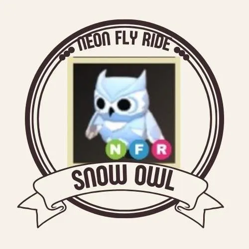 NFR SNOW OWL - Adopt Me Game Item - Gameflip