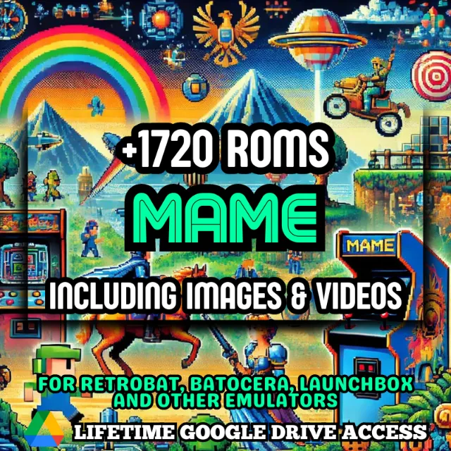 MAME ROMs Ultimate Pack: +1720 ROMs of MAME For Every Emulator ...