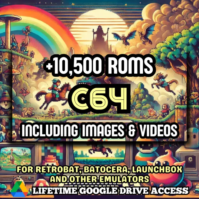 C64 ROMs Ultimate Pack: +10,500 ROMs of Commodore 64 For Every Emulator ...