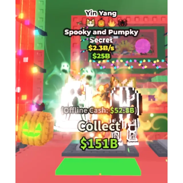 YIN YANG SPOOKY AND PUMPKY 2.3B/S - Roblox Game Item - Gameflip