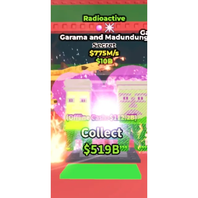 RADIOACTIVE GARAMA AND MADUNDUNG 775M/S - Roblox Game Item - Gameflip