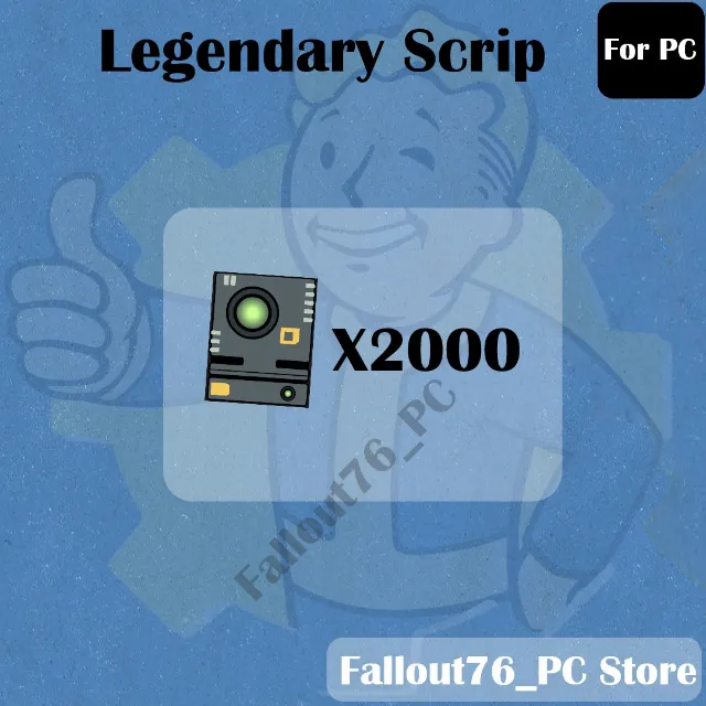 Legendary Scrip (For PC) - Fallout 76 Game Items - Gameflip