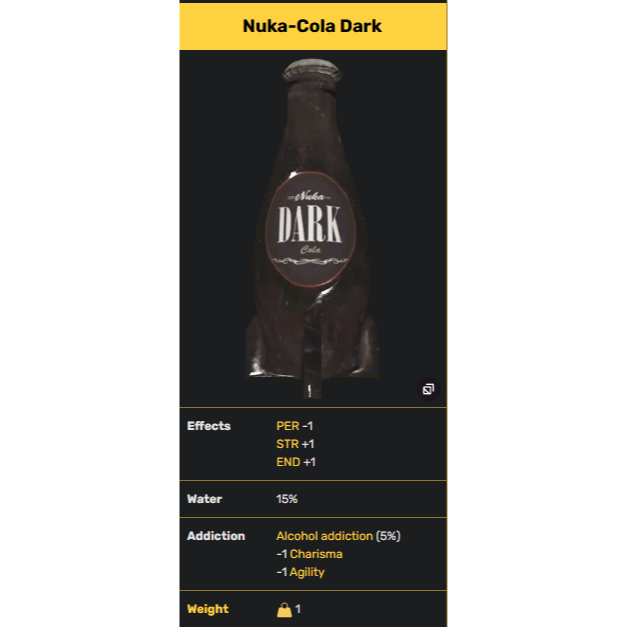 Nuka-Cola Dark *100 (For PC) - Fallout 76 Game Items - Gameflip