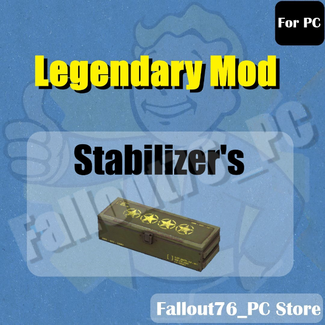 stabilizer mod box - Fallout 76 Game Items - Gameflip