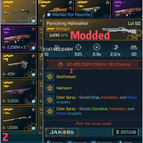 Modded Panicking Hellwalker - Borderlands 4 Game Item - Gameflip