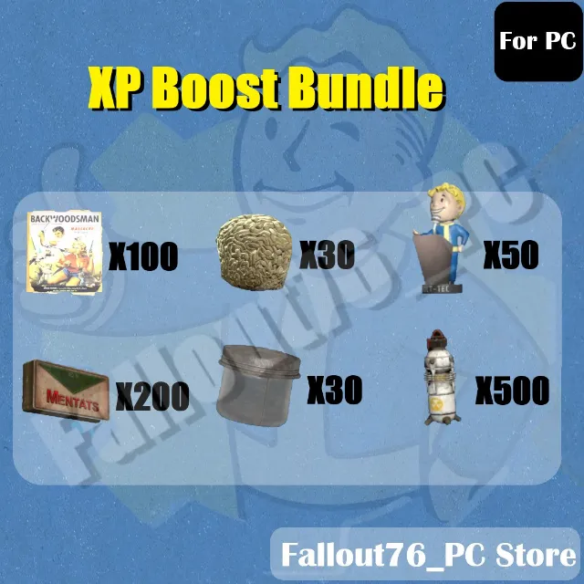 XP Boost Bundle - Fallout 76 Game Item - Gameflip