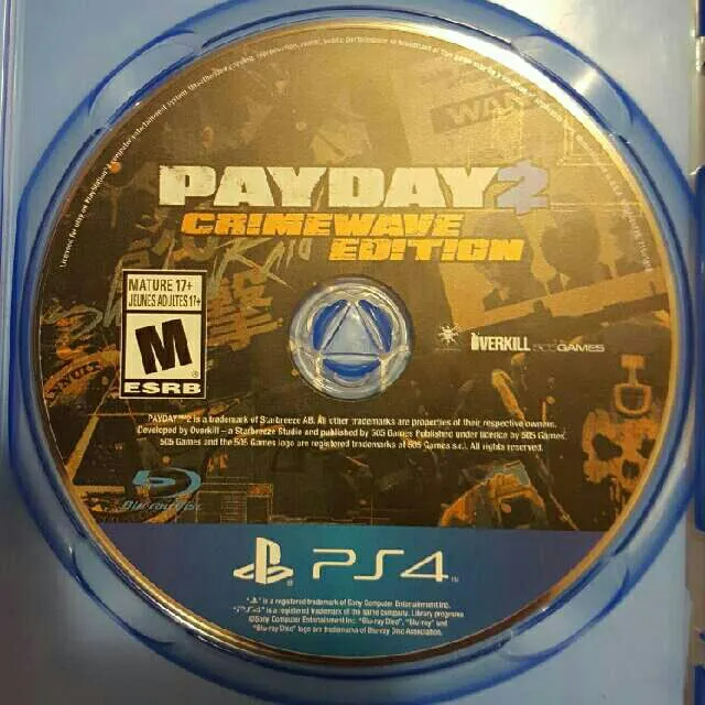 Payday 2 Crimewave Edition - PS4 Game (Like New) - Gameflip