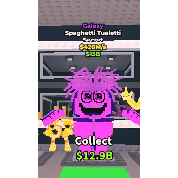 Galaxy Spaghetti Tualetti 420M/S (Secret) Steal a Brainrot Roblox ...