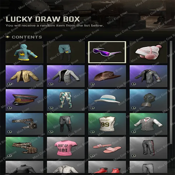 Lucky Draw Box Code - PLAYERUNKNOWN'S BATTLEGROUNDS Game Items - Gameflip